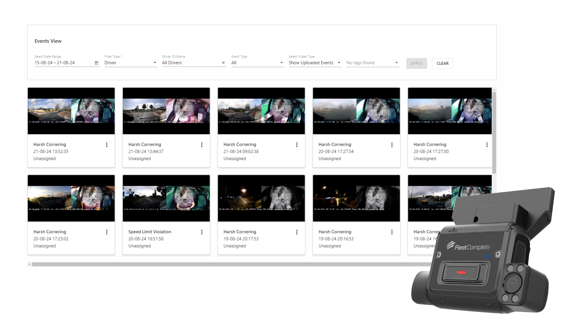 Vision Dash Camera | Fleet Complete